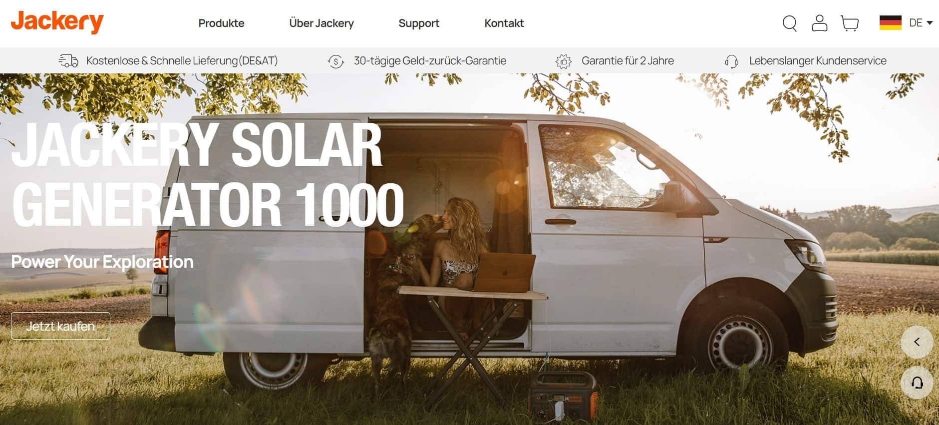 Jackery launches new official websites in Germany, UK, and Canada