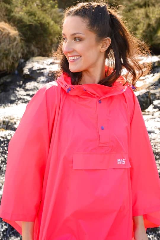 Mac in a Sac Poncho Packable Waterproof Cape