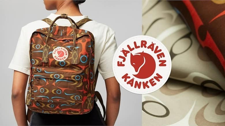 Kånken Art 2024 designed by Coast Salish artist Charlene Johnny ...