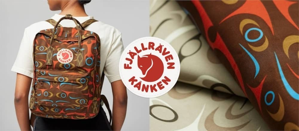 Kånken Art 2024 designed by Coast Salish artist Charlene Johnny ...