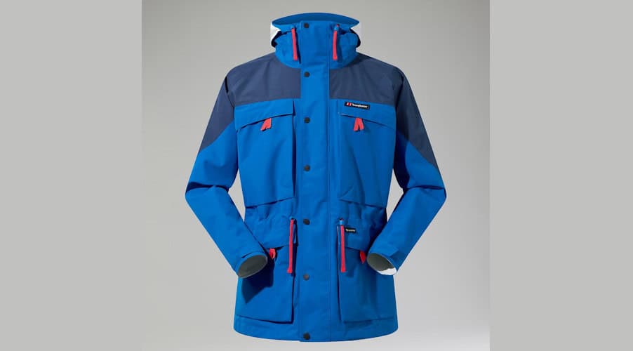 Berghaus Unisex Mera Peak 2000 Waterproof Jacket – Blue | Outdoor Insight