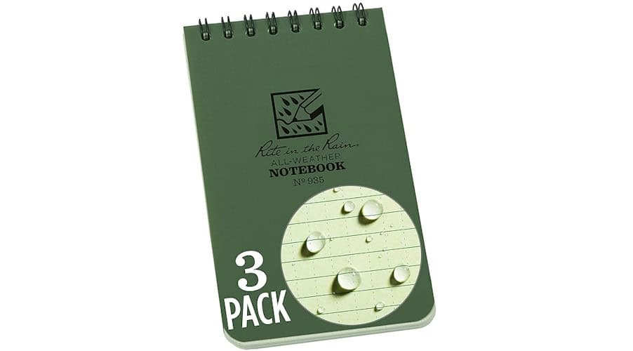 Rite in the Rain Weatherproof Top Spiral Notebook | Outdoor Insight