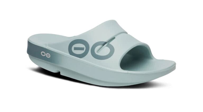 OOFOS Women's OOahh Sport Slide Sandal - Storm Fade | Outdoor Insight