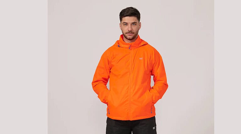 Mac in a Sac Origin Packable Waterproof Jacket - Neon Orange Tonal Zip ...