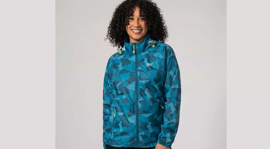 Mac in a Sac Origin Packable Waterproof Jacket - Teal Camo Tonal Zip ...