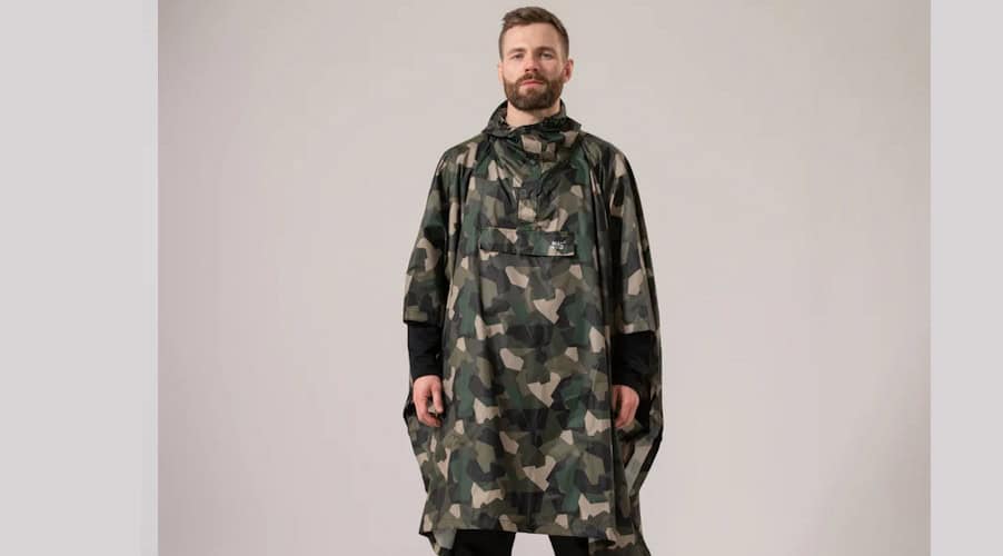 Mac in a Sac Poncho Packable Waterproof Cape – Green Camo | Outdoor Insight