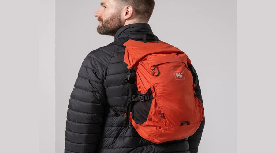 Mac in a Sac Travelite Packable Waterproof Backpack - Burnt Orange ...